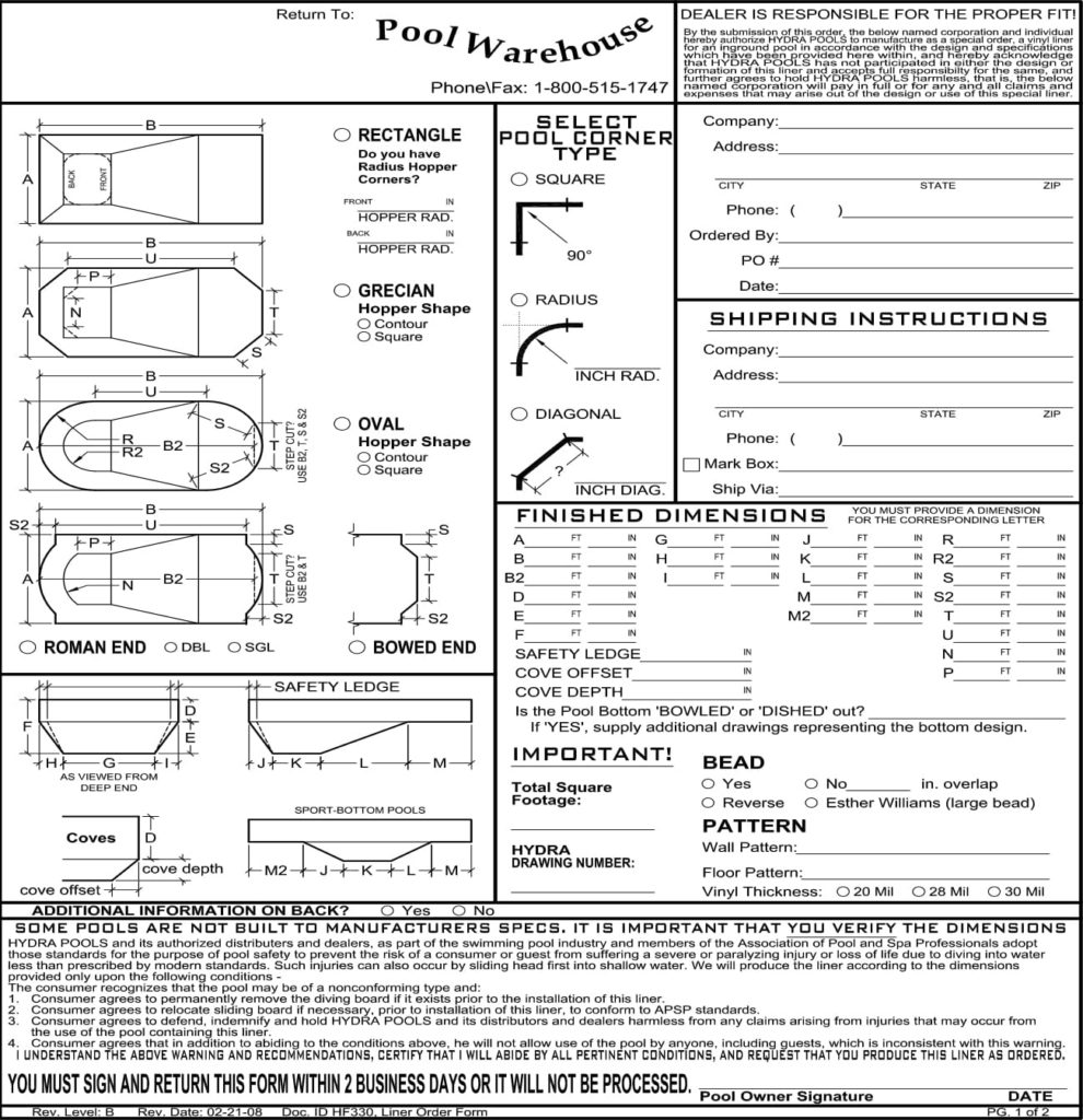 Above Ground Pool Liner Bead Types - Pool Warehouse Above Ground Pool Liner Bead Types - Pool Warehouse