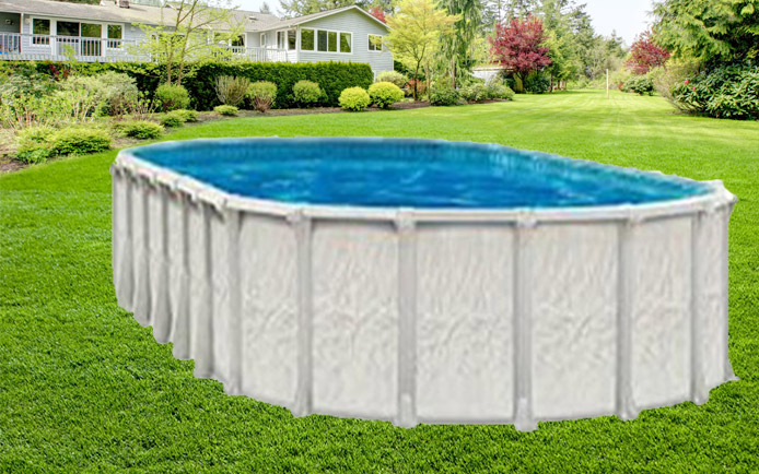 18' X 33' Oval 54" Deep Above Ground Pool Kit - Pool Warehouse