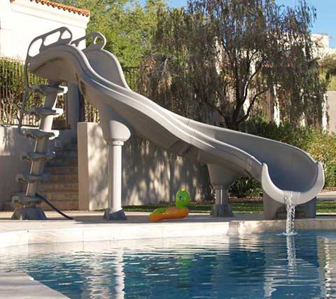 Adrenaline Swimming Pool Slide - Pool Warehouse