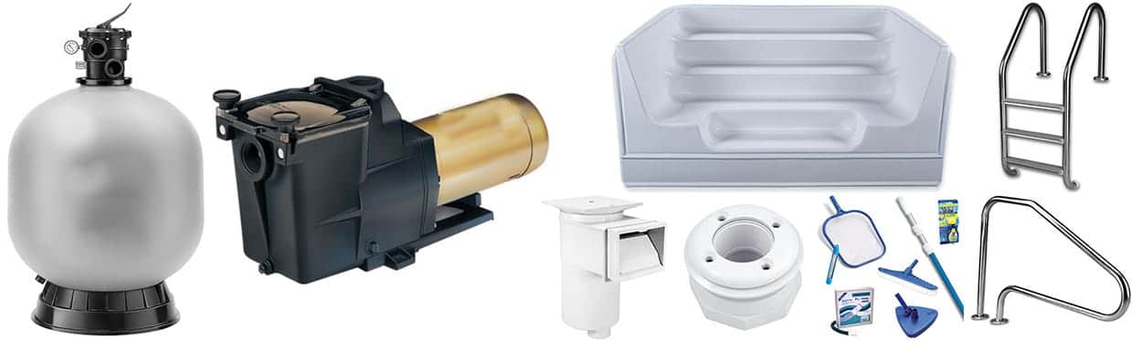 16 x 32 Steel Wall Swimming Pool Kit - Pool Warehouse