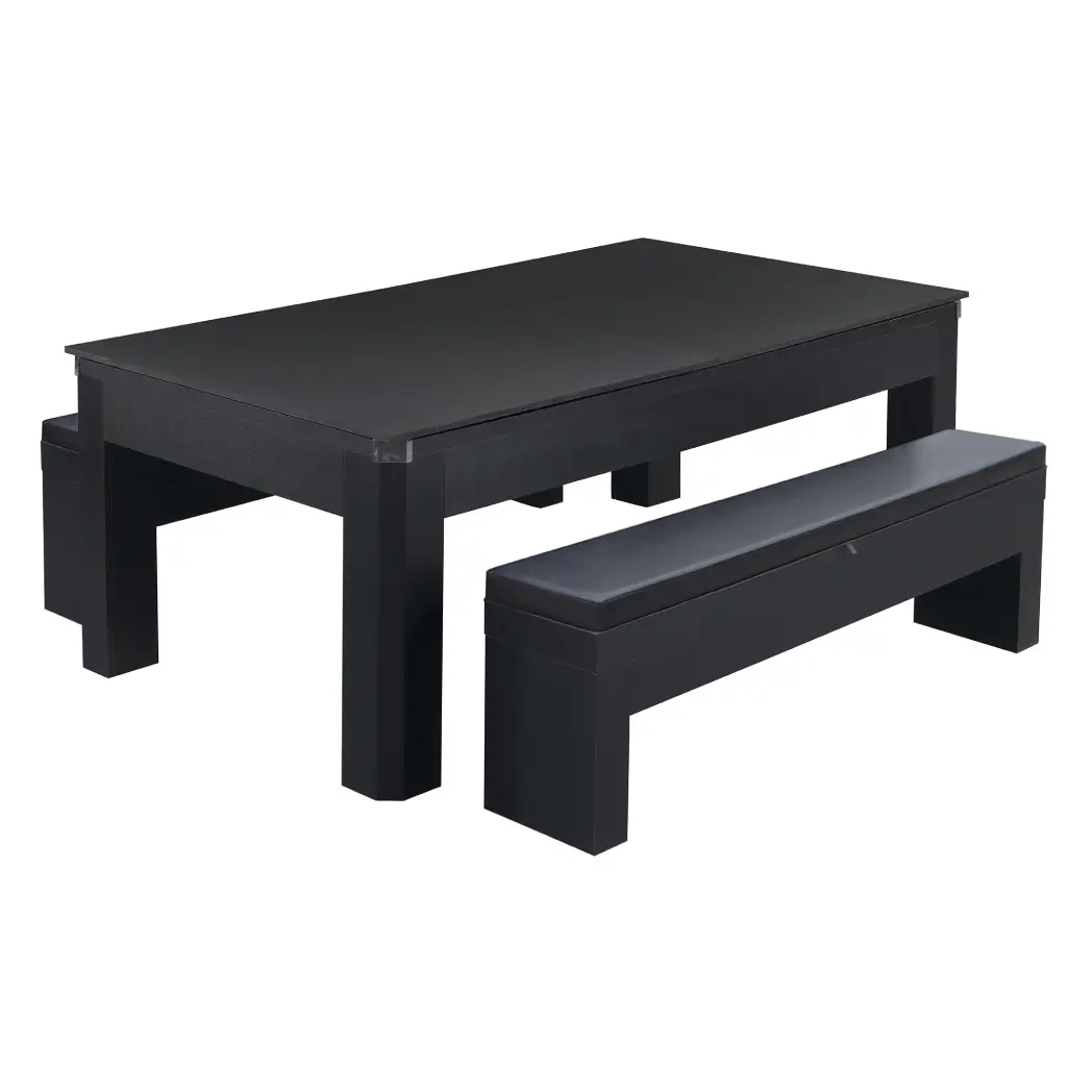 Park Avenue 7 Ft. Pool Table Set with Benches and Top