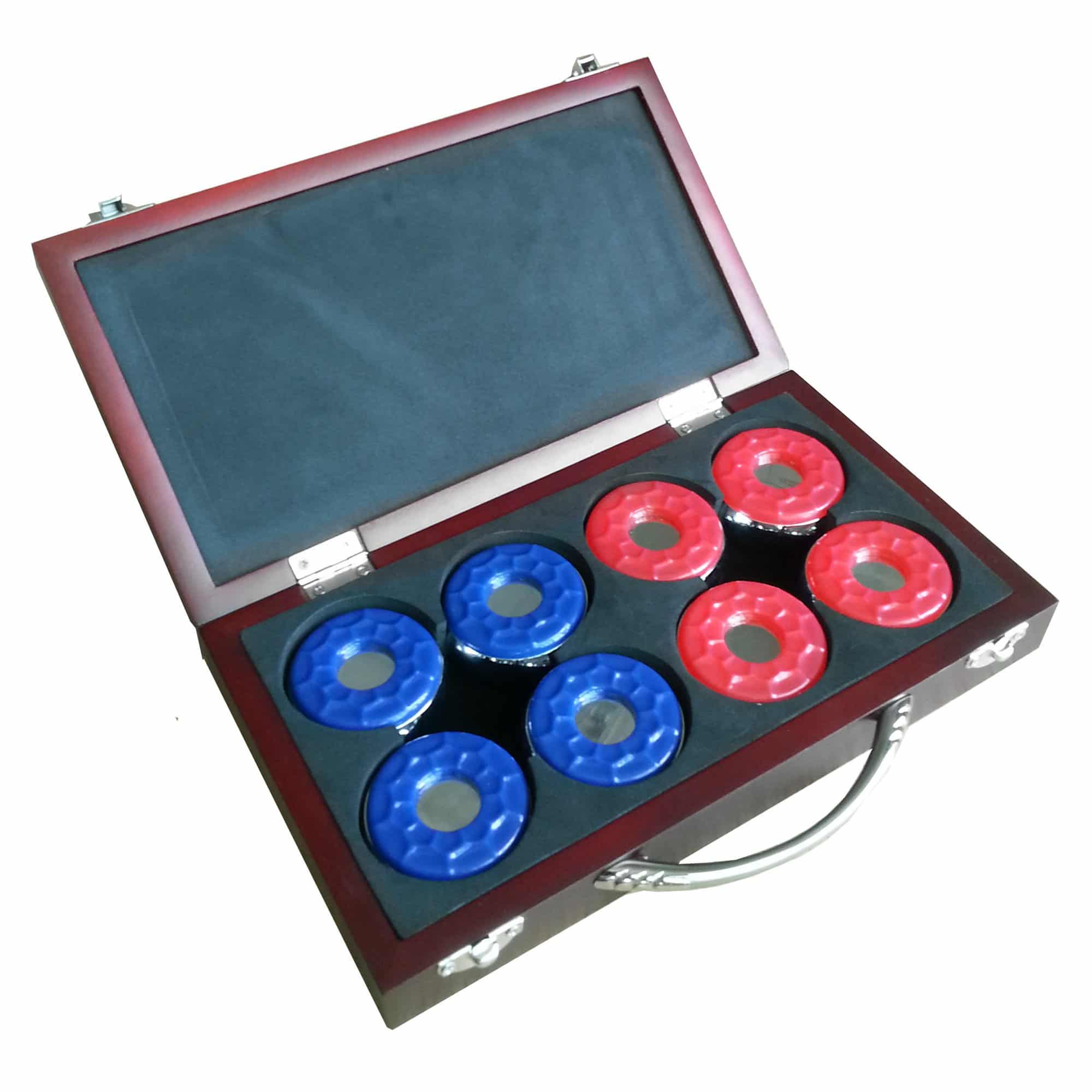 Shuffleboard Pucks with Case - Set of 8 - Pool Warehouse