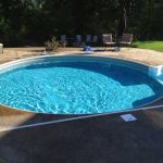 27' Round 52" Deep Rockwood Semi-Inground Pool Kit