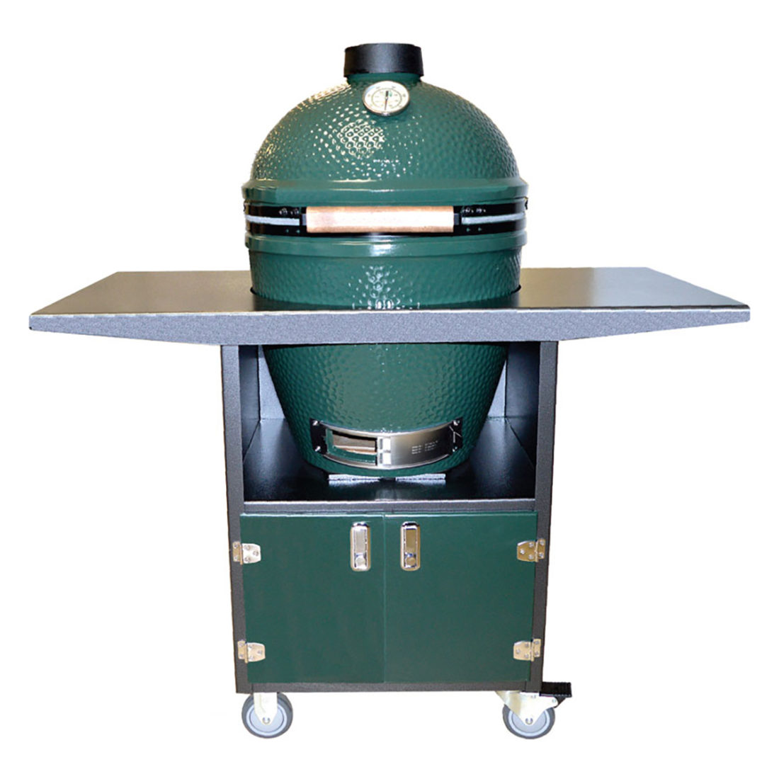 4 Door Large Big Green Egg Grill Cart - Pool Warehouse