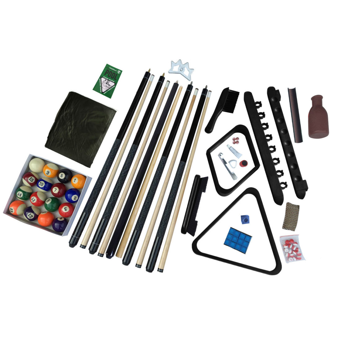Deluxe Billiards Accessory Kit - Black Finish - Pool Warehouse