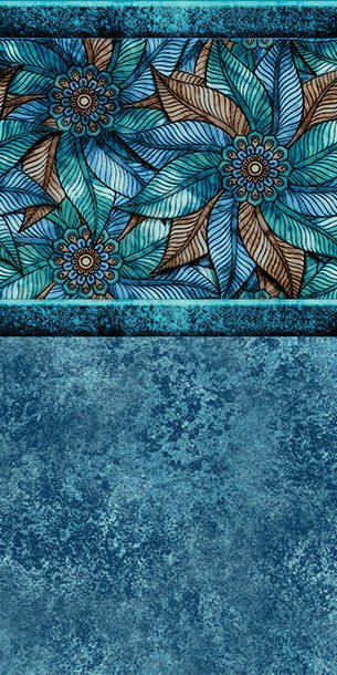 Tropical Bloom Inground Pool Liner - Pool Warehouse