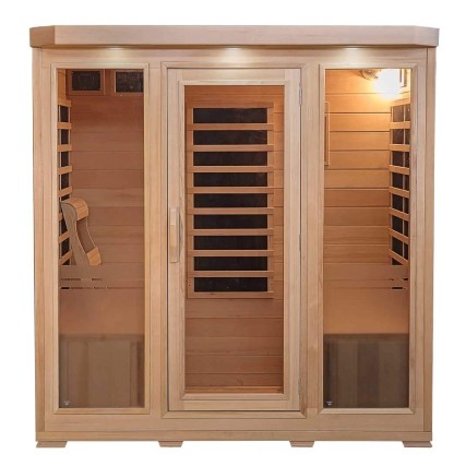 Sonoma 4-Person Hemlock Infrared Sauna - Pool Warehouse