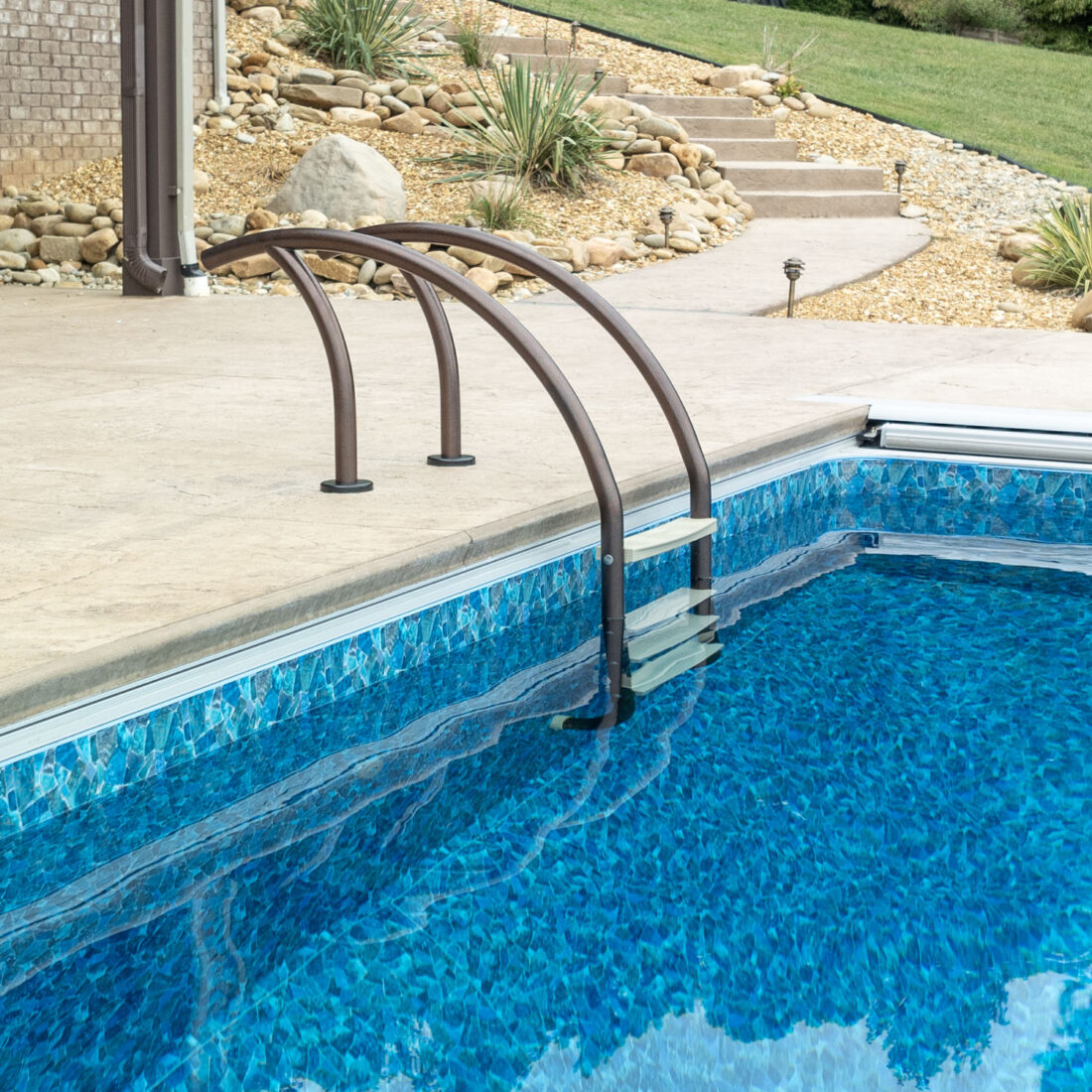 Modern Pool Ladder by Global | Pool Warehouse