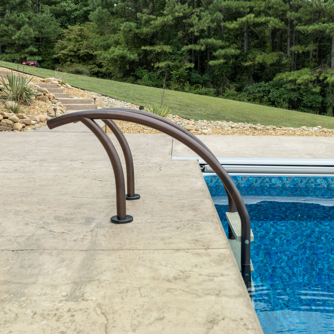 Modern Pool Ladder by Global | Pool Warehouse