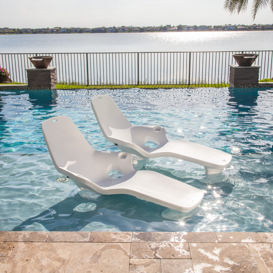 Tenjam Shayz In-Pool Lounger - 2 Pack - Pool Warehouse