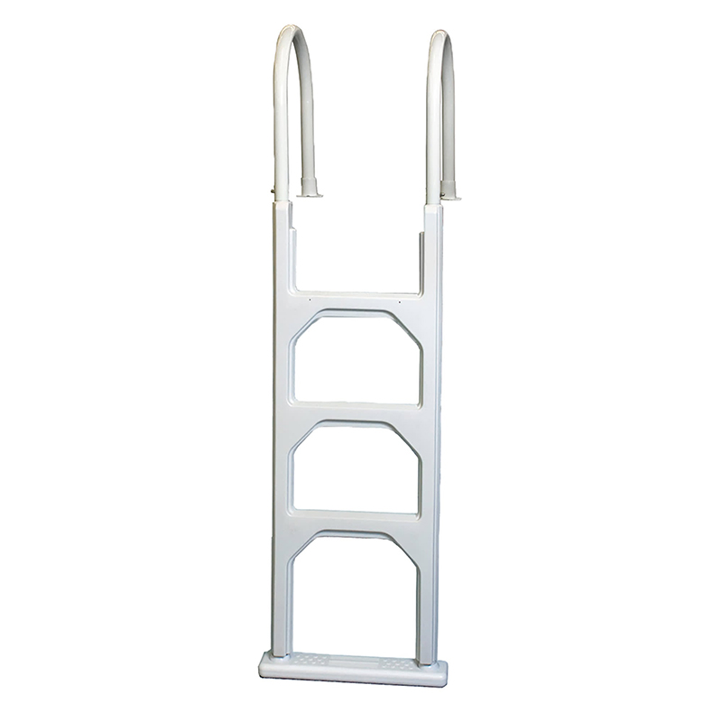 Hybrid Aluminum or Resin In-Pool Ladder for Above Ground Pools