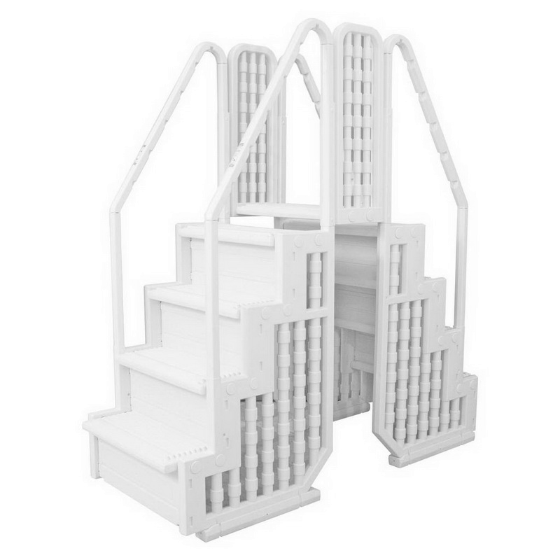 Easy Pool Step Entry System with Gate