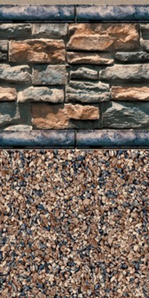 Stone Seaglass Verona Inground Pool Liner