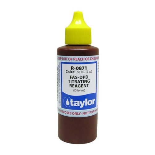 Taylor Technologies R-0871-C Chlorine FAS-DPD Titrating Reagent 2oz