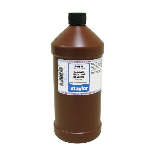 Taylor Technologies R-0871-F Chlorine FAS-DPD Titrating Reagent 32oz