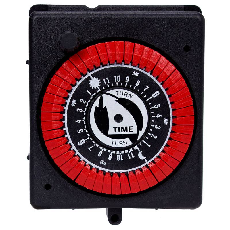 Intermatic PB914N66 220V 24HR SPST Panel Mount Timer