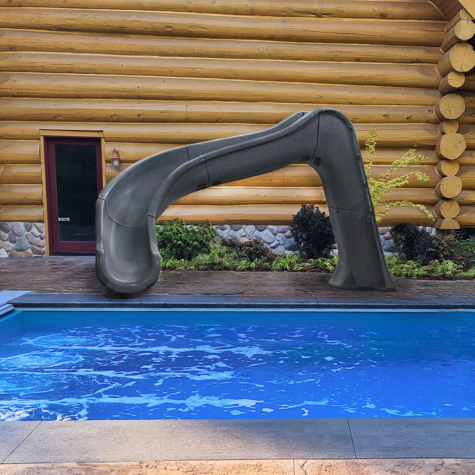 Side Winder Pool Slide - Pool Warehouse
