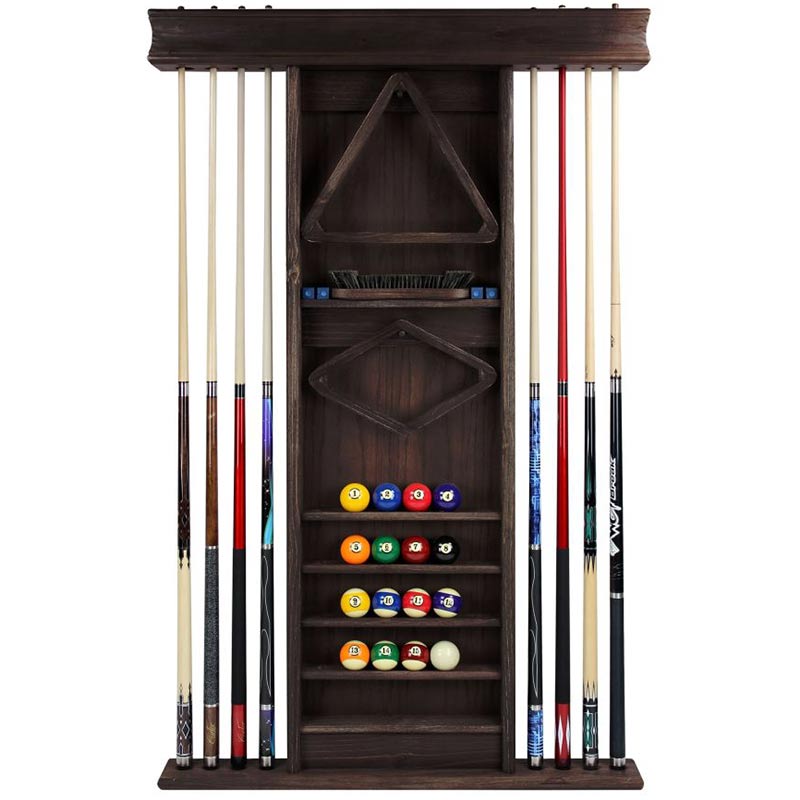 The Imperial Weathered Dark Chestnut Deluxe Wall Rack