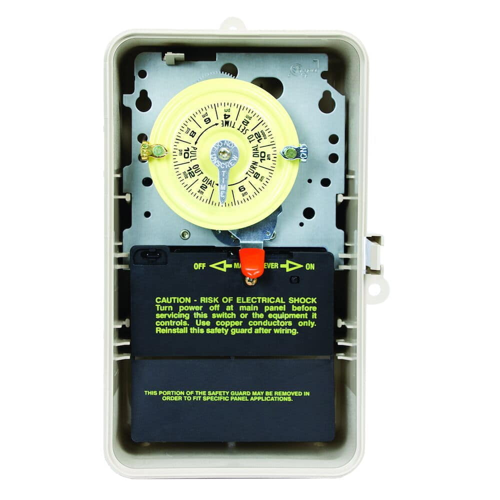 Intermatic T101P3 120V SPST Outdoor Mechanical Timer
