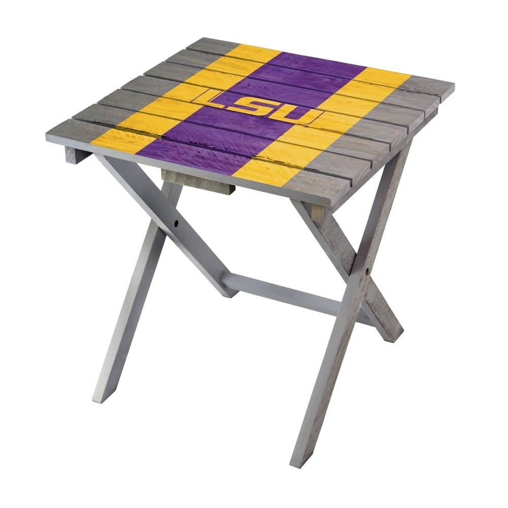 Imperial Louisiana State University Adirondack Folding Table