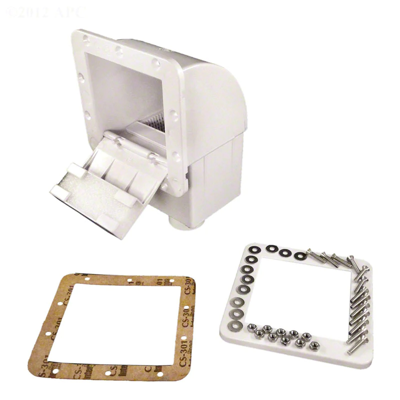 Hayward SP1099S White Fiberglass Spa Skimmer, 1.5" S x 2" SPG