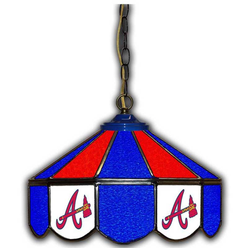 Imperial Atlanta Braves 14" Glass Pub Lamp