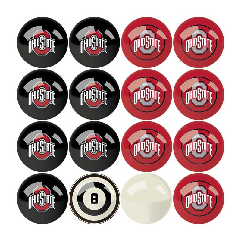 Imperial Ohio State Billiard Balls Set