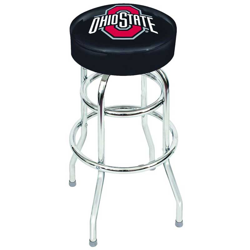 Imperial Ohio State Chrome Bar Stool - Pool Warehouse