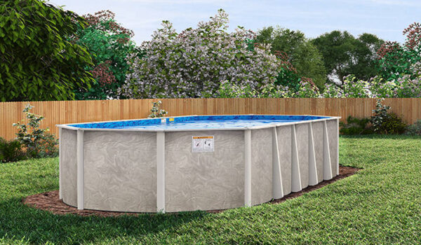 16' x 32' Oval 54" Deep Silver Stream Above Ground Pool Kit