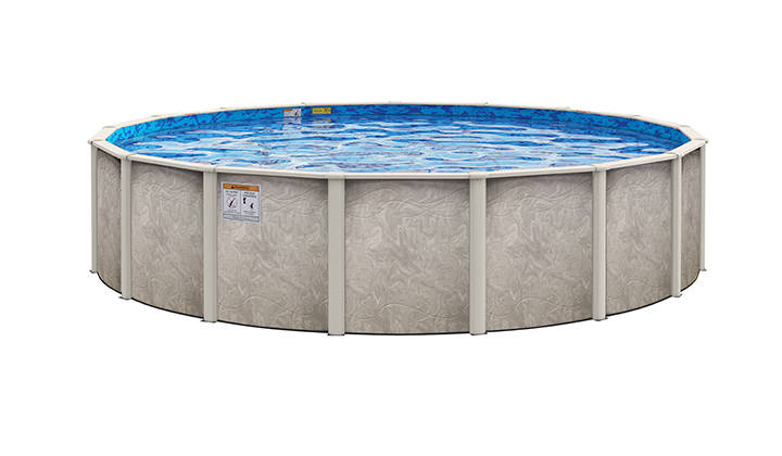 27' Round 54" Deep Silver Stream Above Ground Pool Kit
