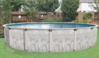 21' Round 54" Deep Vancouver Above Ground Pool Kit