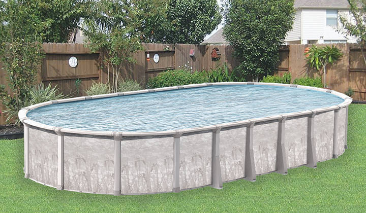 15' x 30' Oval 54" Deep Vancouver Above Ground Pool Kit