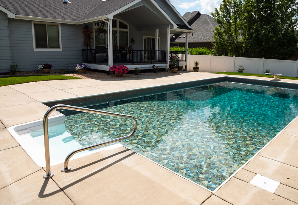 Tan Flagstone Inground Pool Liner - Pool Warehouse