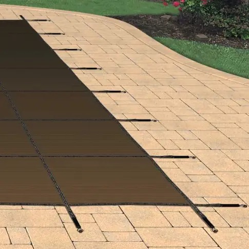 20 x 40 Loop-Loc Super Dense Tan Mesh Safety Cover