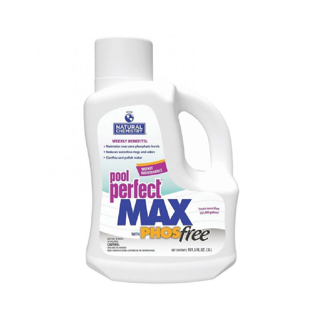 Natural Chemistry Pool Perfect Max Phosfree, 3 Liters, Case of 4