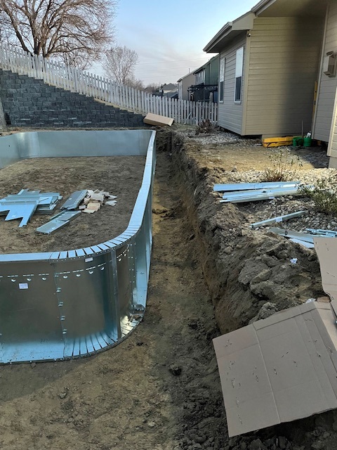 Spencer Inground Pool with Tanning Ledge - Pool Warehouse