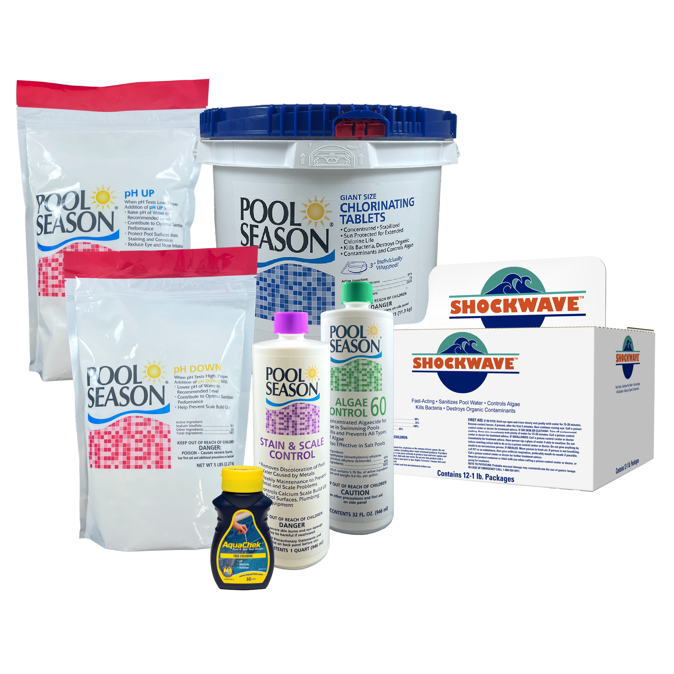 Pool Season Chemical Kit For Small Pools - Pool Warehouse