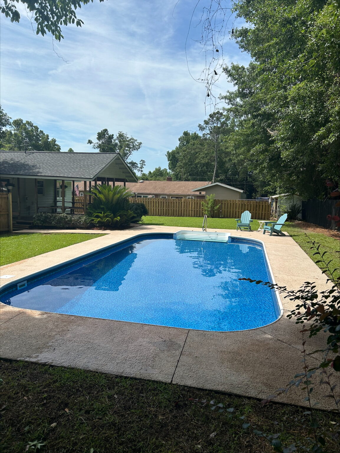 Bayview Slate Blue Diffusion Inground Pool Liner - Pool Warehouse