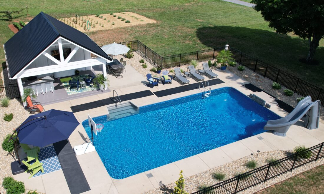 14 x 28 Rectangle Polymer Swimming Pool Kit