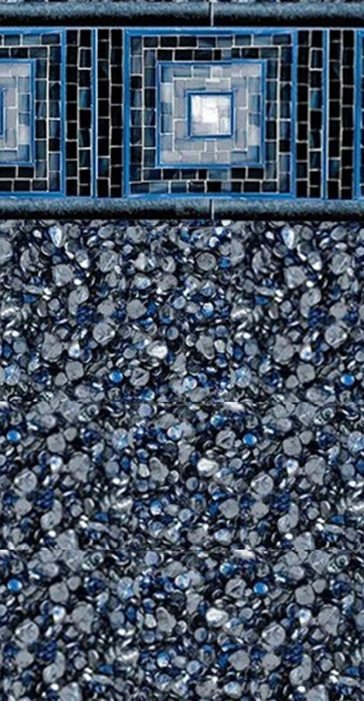 Gold Coast Fire Midnight Inground Pool Liner - Pool Warehouse